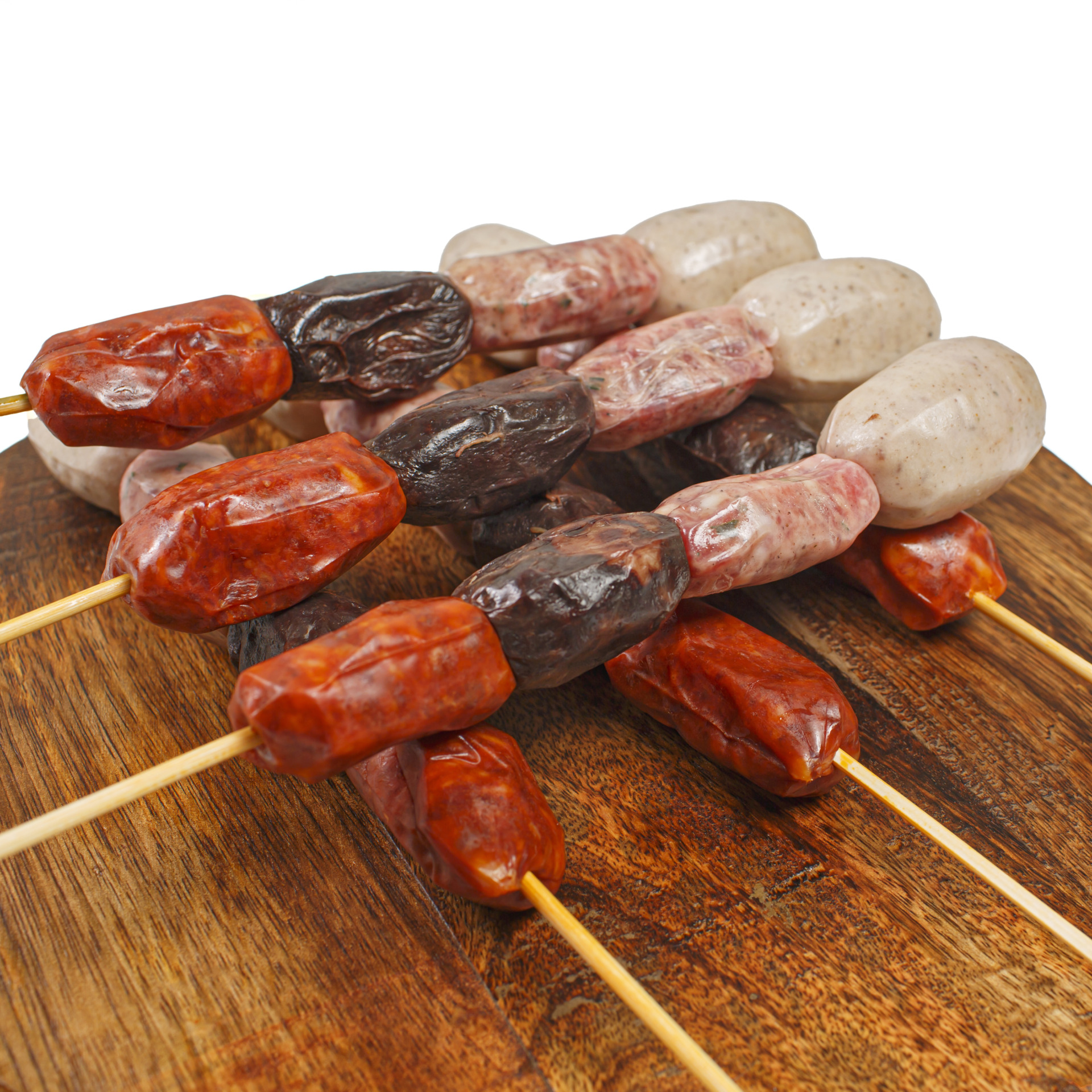 Brochetas de Embutido Gourmet - Selección de 4 embutidos